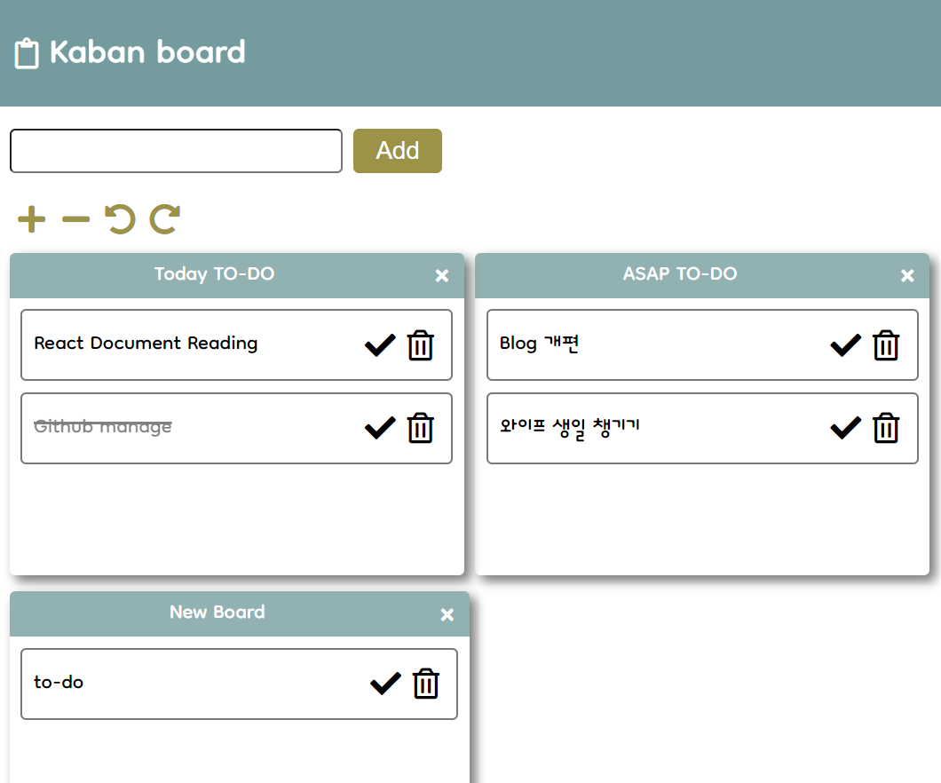 GitHub - Wookshin/kanban-board: Simple & Useful kaban board